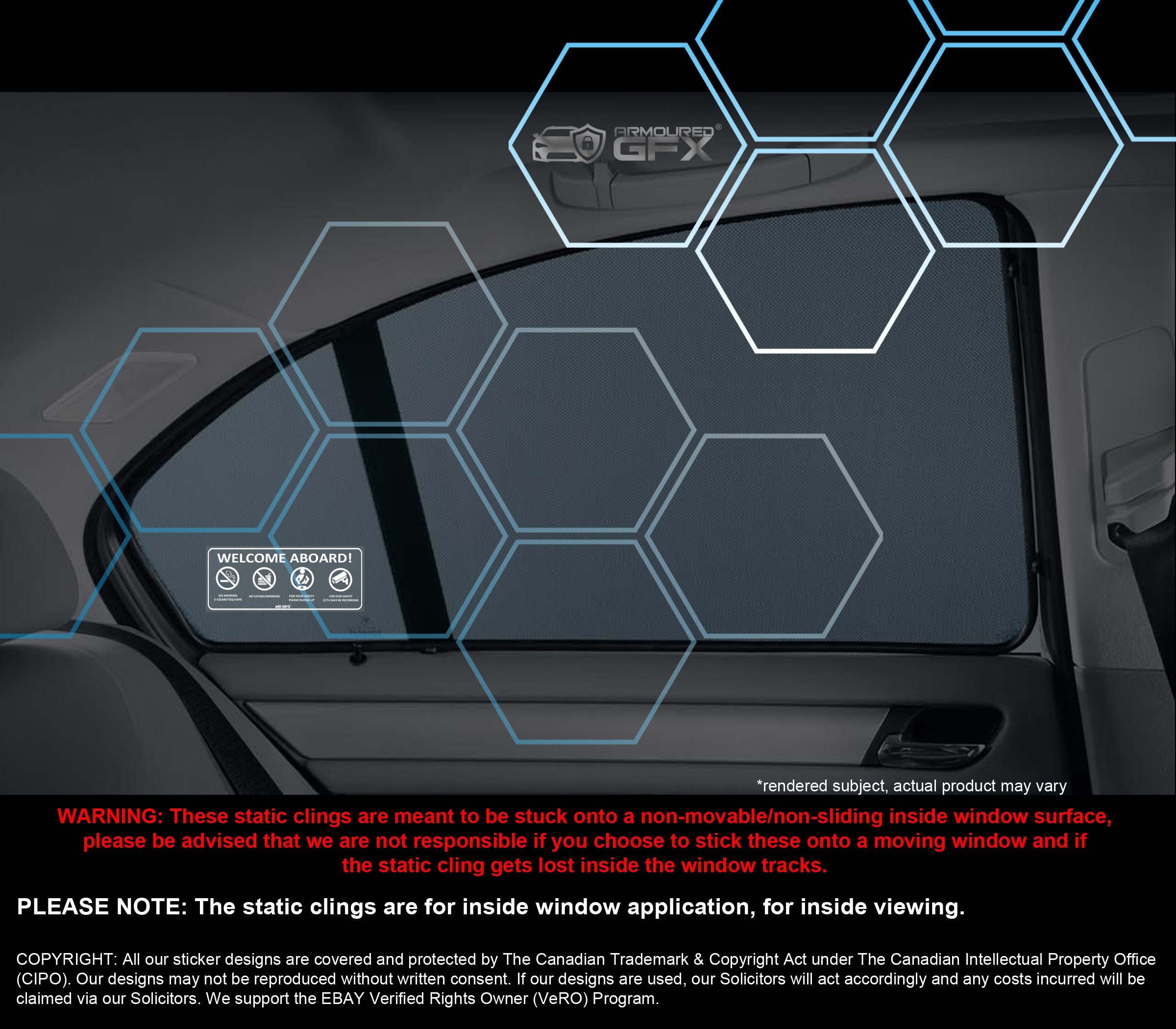 Reusable Generic Ride Hailing Car Share No Smoking No Eating No ...