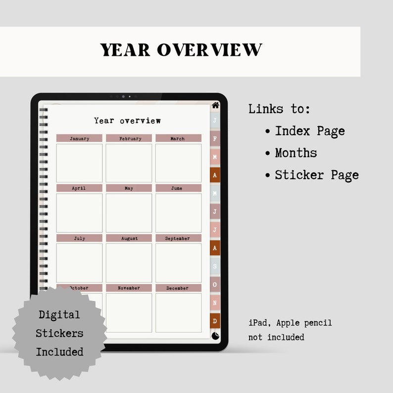 Digital Podcast Planner for Ipad, Goodnotes, Notability, Digital ...