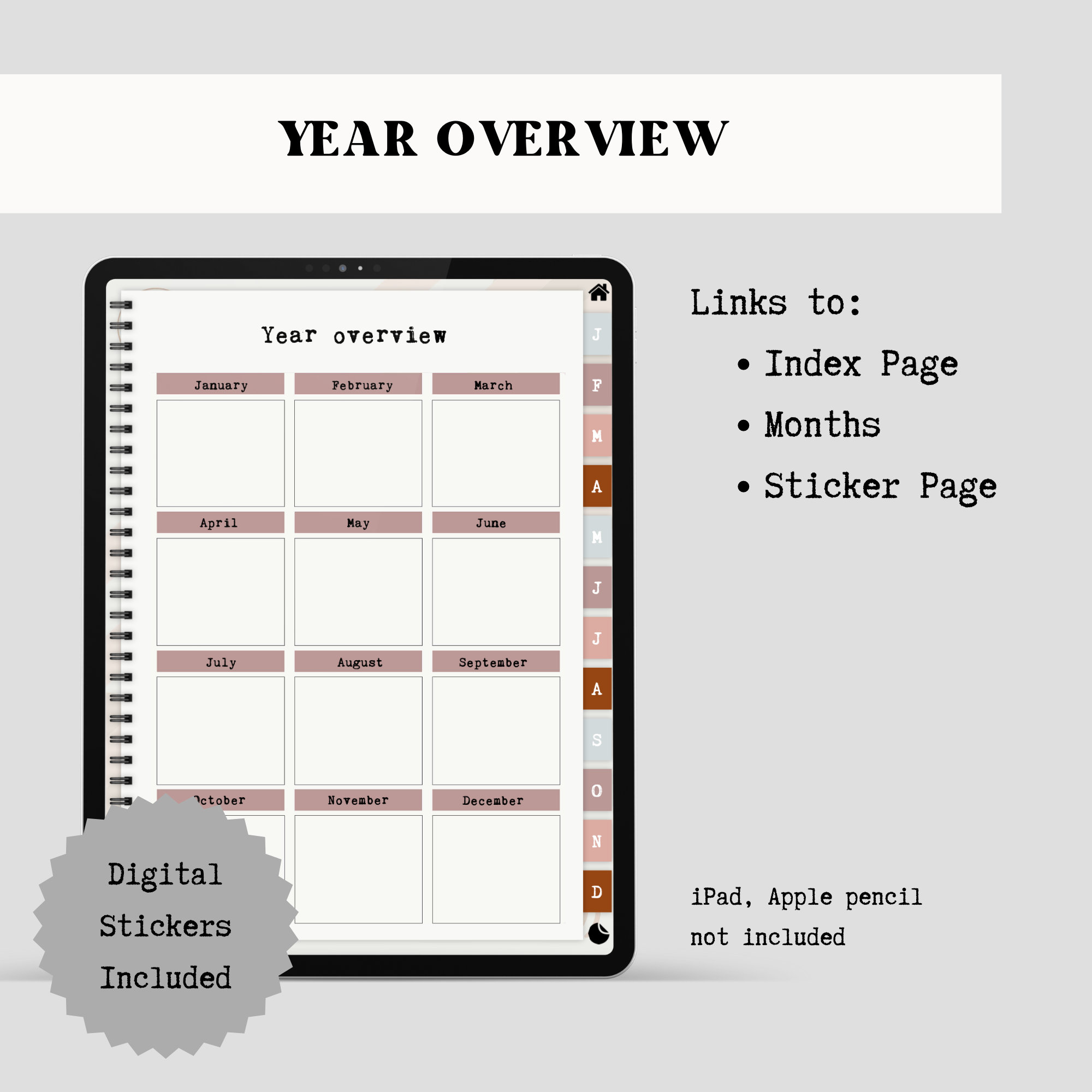 Digital Podcast Planner for Ipad, Goodnotes, Notability, Digital ...