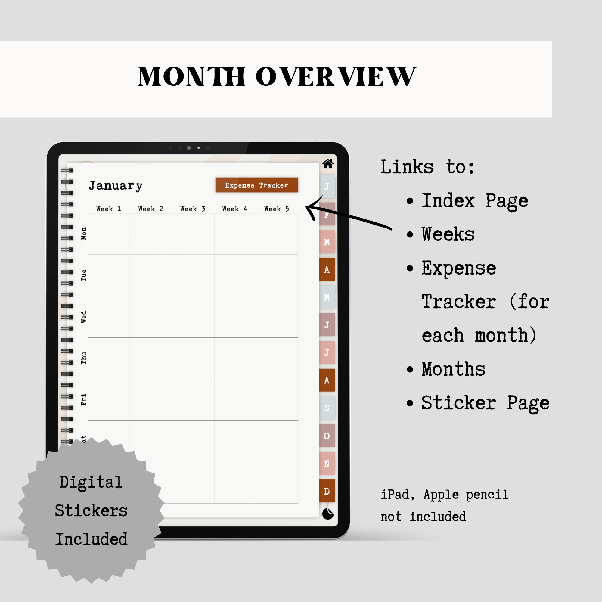 Digital Podcast Planner for Ipad, Goodnotes, Notability, Digital ...