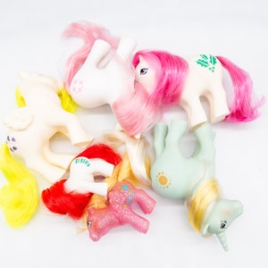 Vintage 1980s My Little Pony Generation One G1 Early Ponies Collection ...