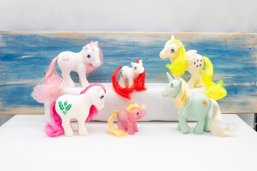 Vintage 1980s My Little Pony Generation One G1 Early Ponies Collection ...