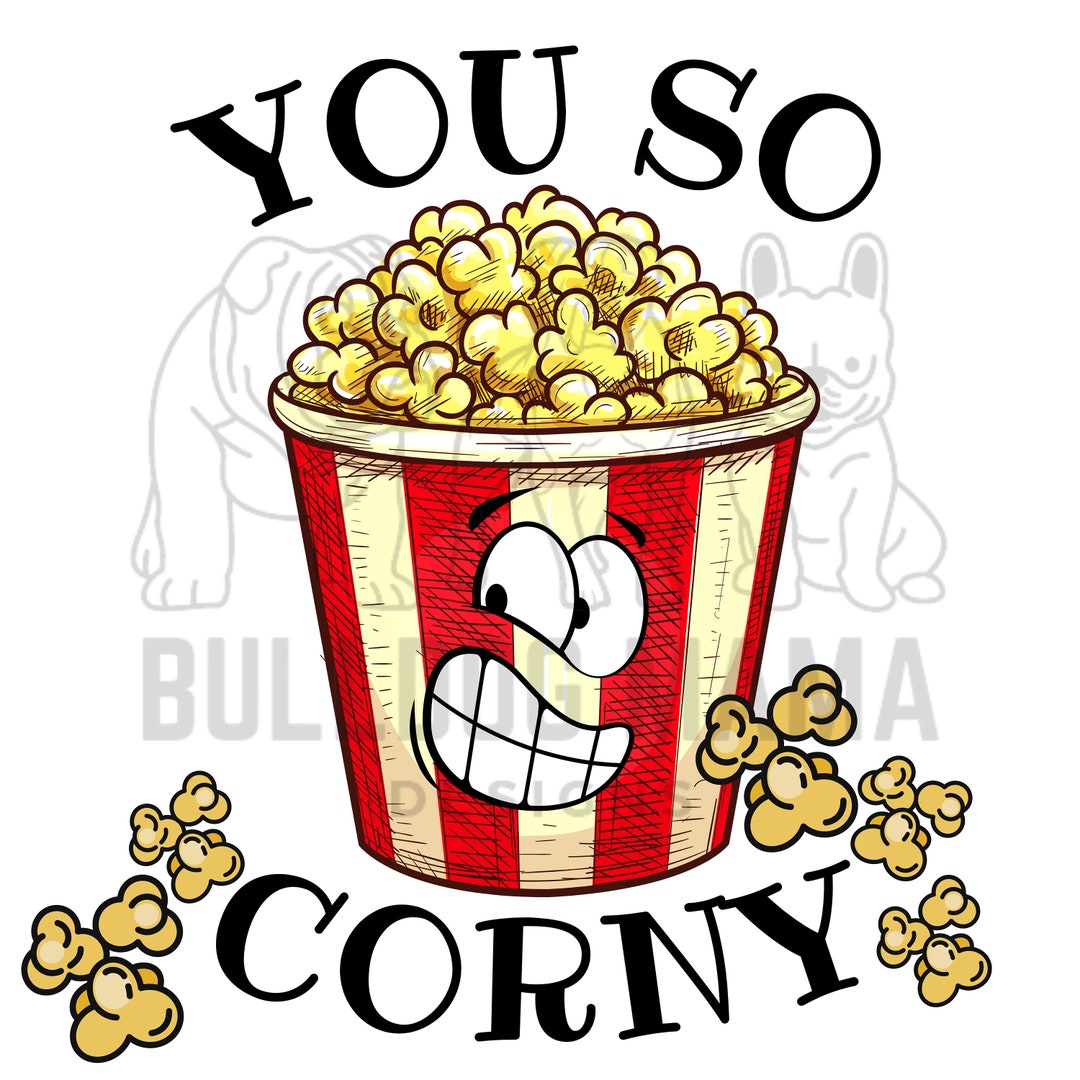 You so Corny / Pop Corn Humor / Movie Night / Kitchen Towel / Kitchen ...