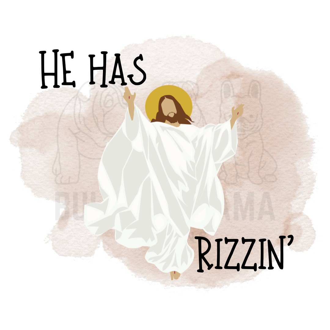 He Has Rizzin' / Easter Adult Humor / Easter Sunday / Coffee Mug ...