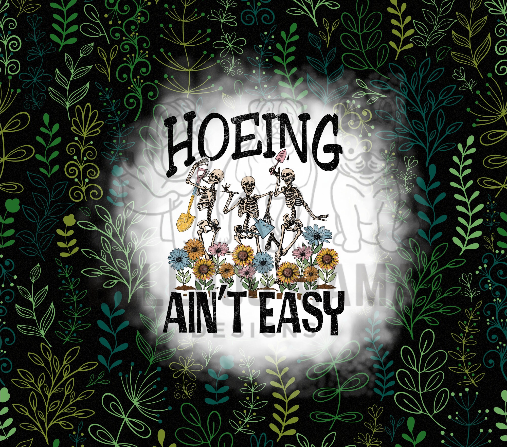 Hoeing Ain't Easy / Plant Mom / Plant Lover / Garden Humor / 20 Oz ...