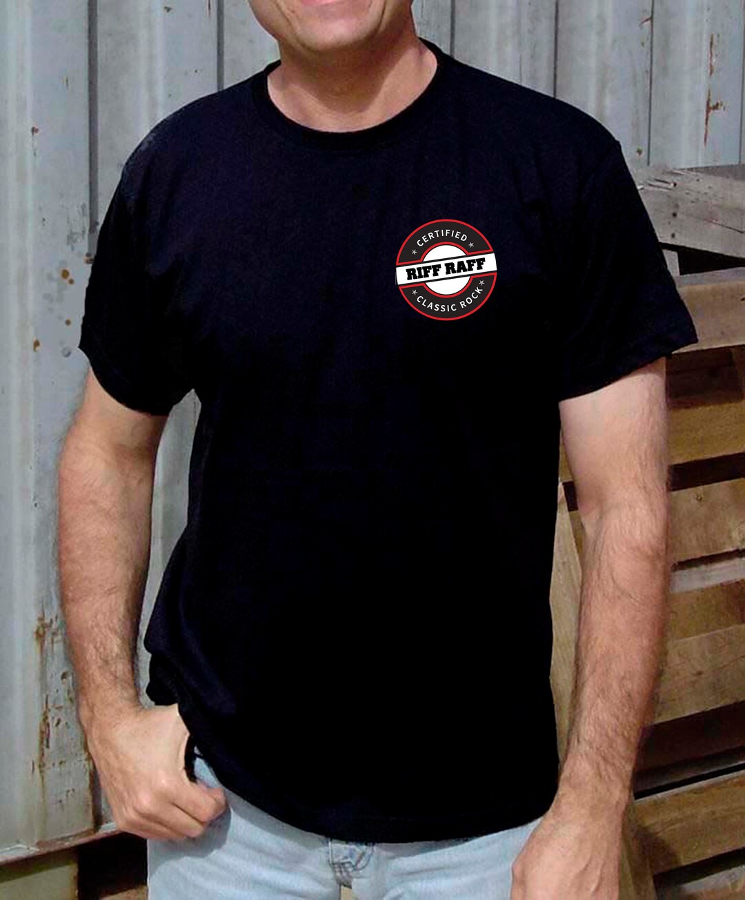 Riff Raff Men's Small Logo T Shirt - Etsy