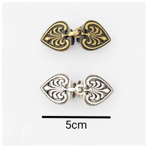 Necklines Closing, Sweater Pin, Sweater Clip, Locking Clip, Cloak Clip ...