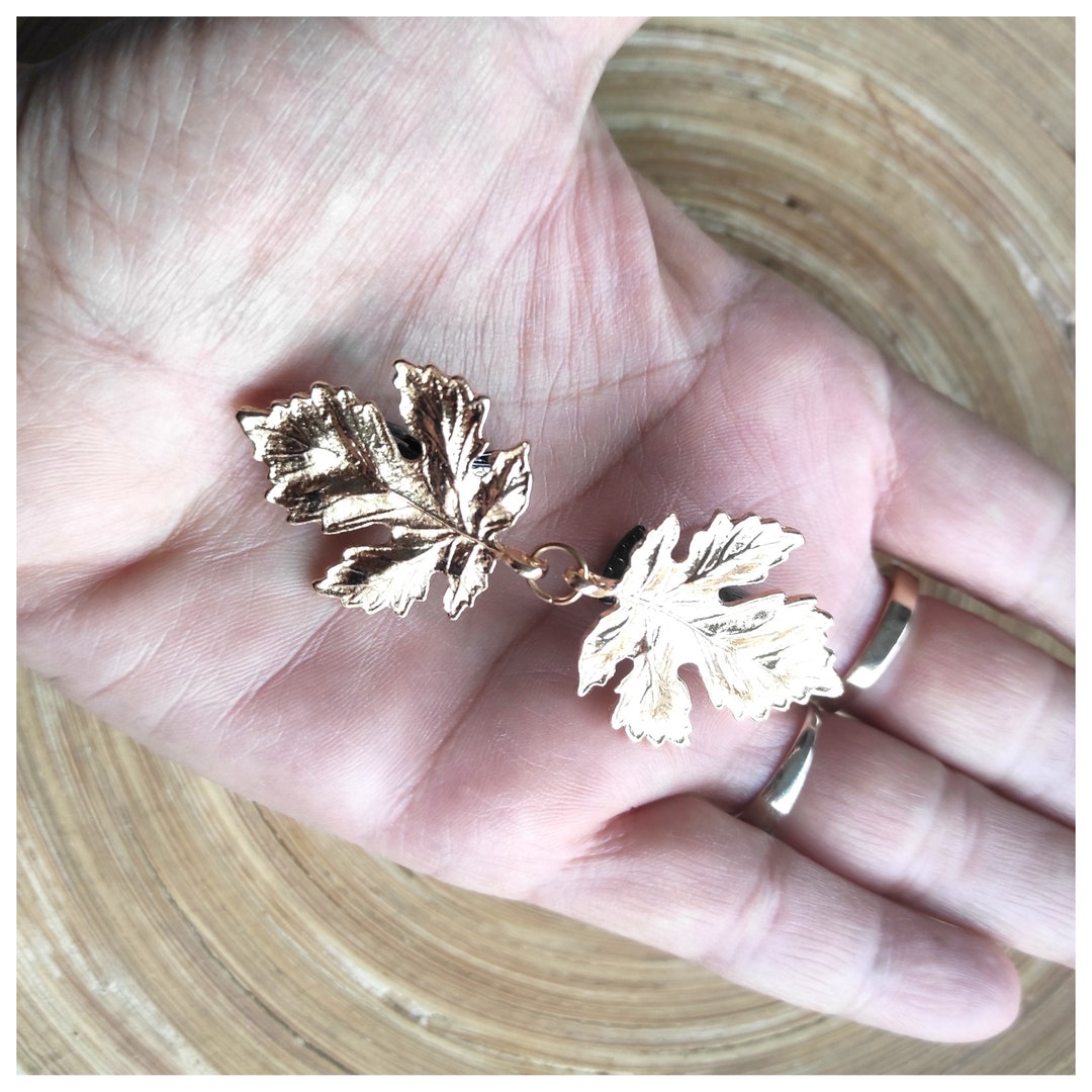 Golden Brooch, Sweater Pin, Sweater Clip Brooch, Cloak Clip, Useful ...