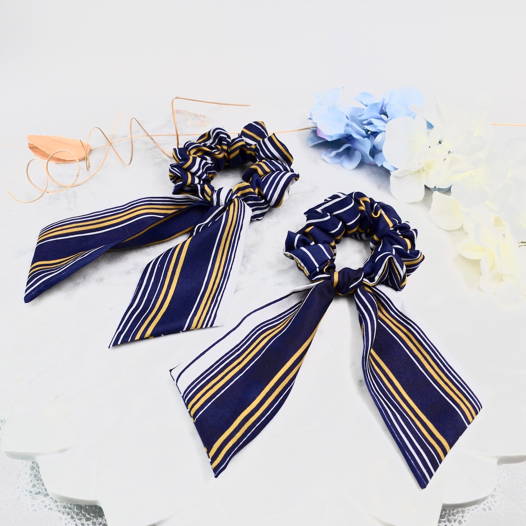 Pure Silk Regular Scrunchies With Ribbon • Soft Silk Hair Tie • Silk ...
