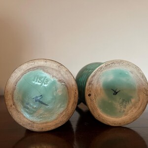 Pair of Art Deco Pottery Vases - Etsy