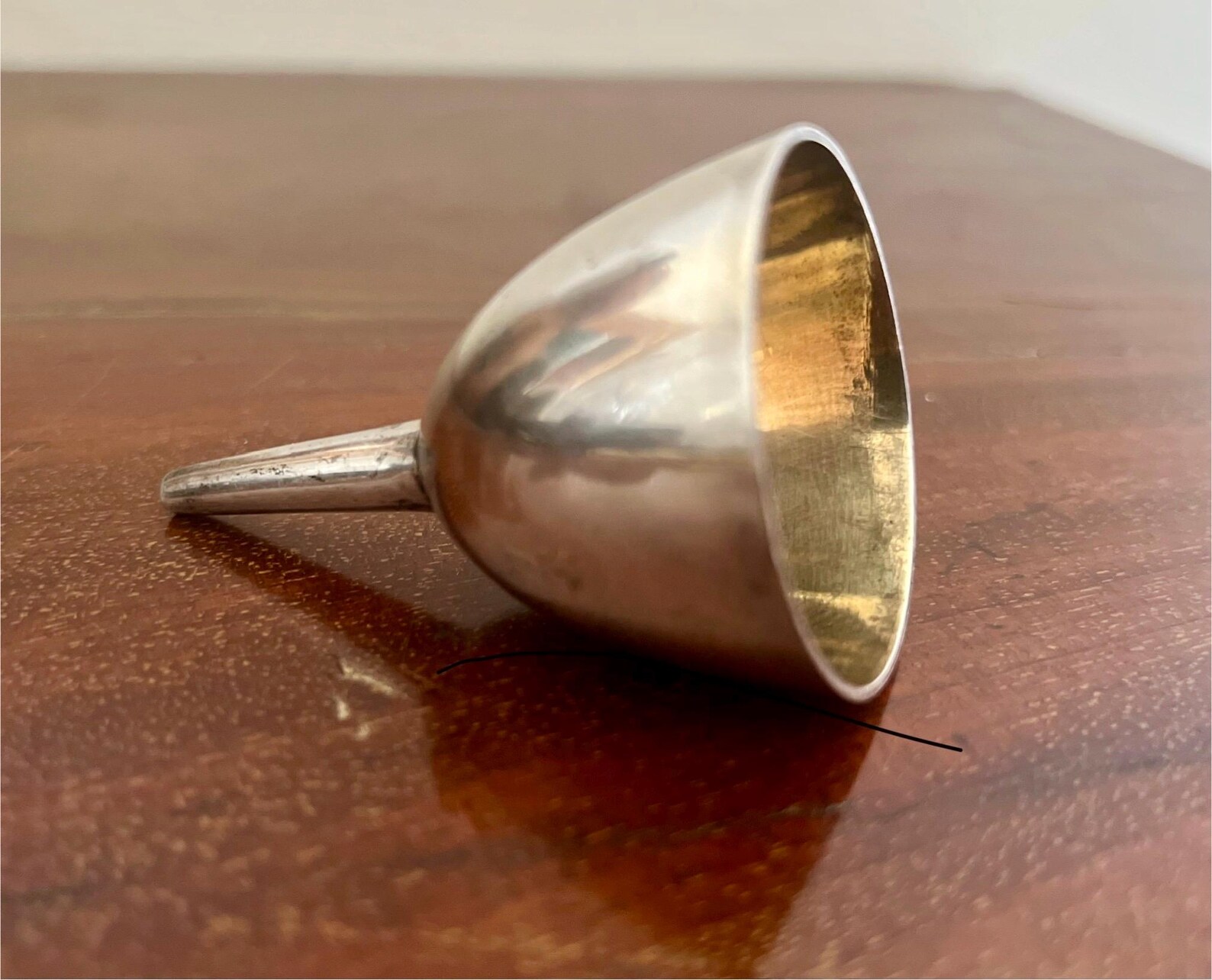 Charming Silver Funnel With Gilt Interior - Etsy