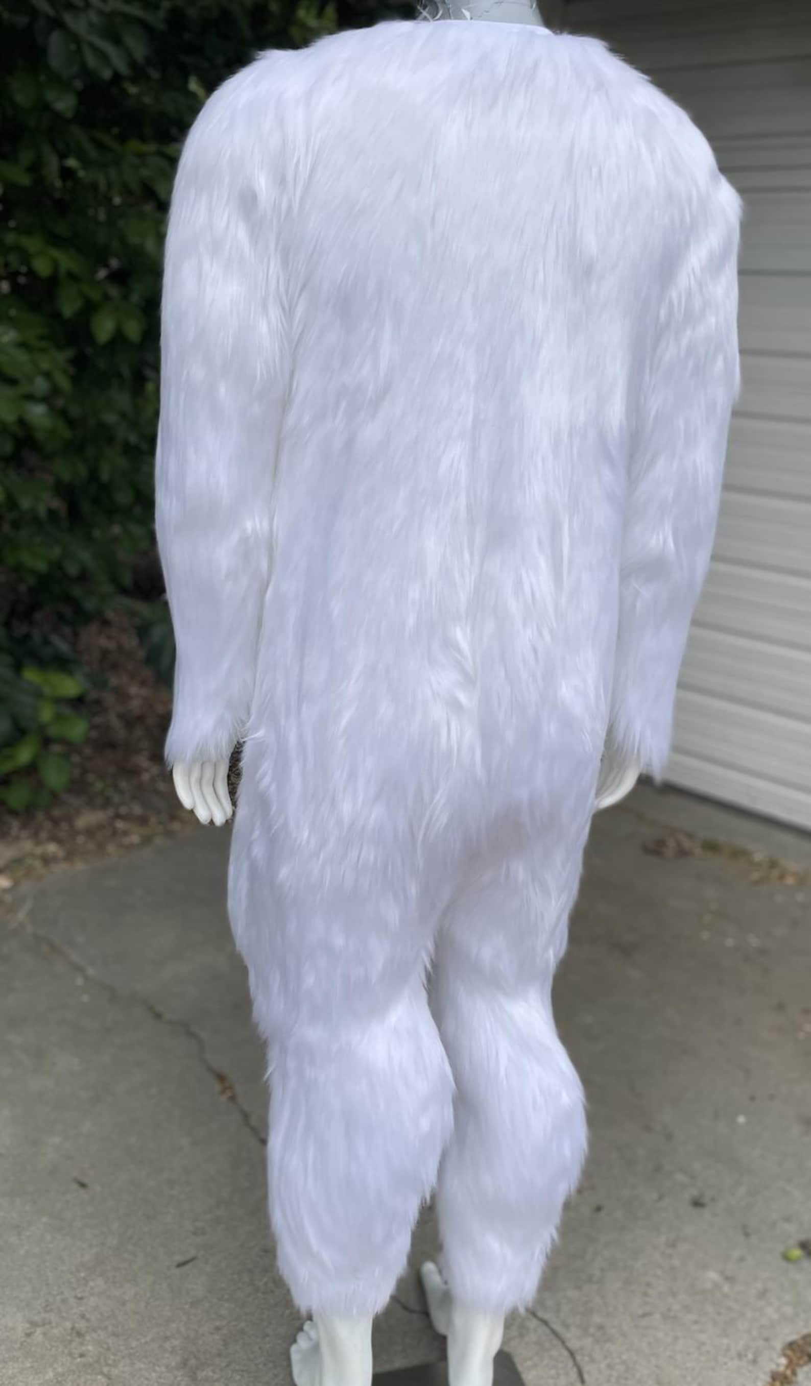 Slim-digi White Fursuit Bodysuit - NEW - Etsy