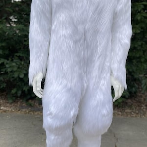 Slim-digi White Fursuit Bodysuit - NEW - Etsy