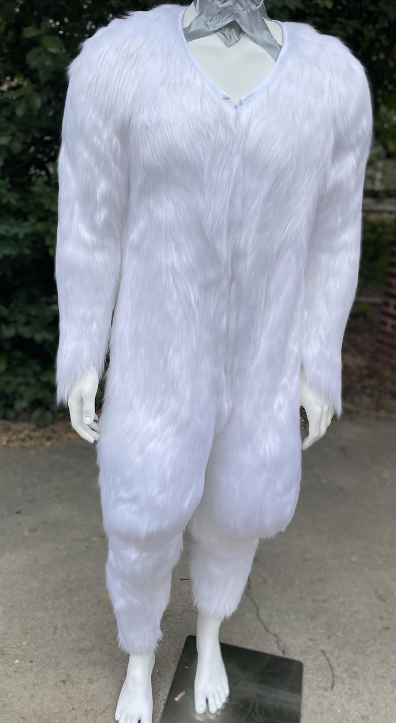 Slim-digi White Fursuit Bodysuit - NEW - Etsy