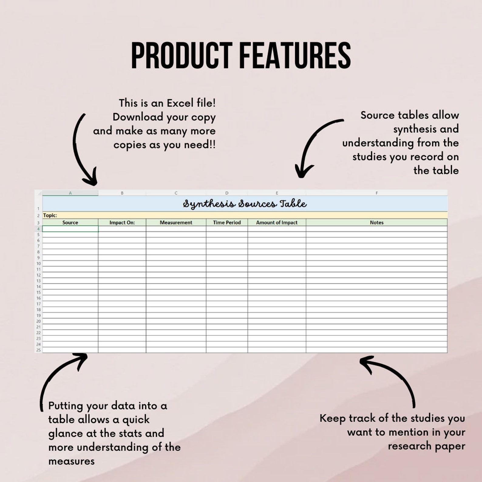 Literature Academic Review Research Paper Tracker Planner, Synthesize ...