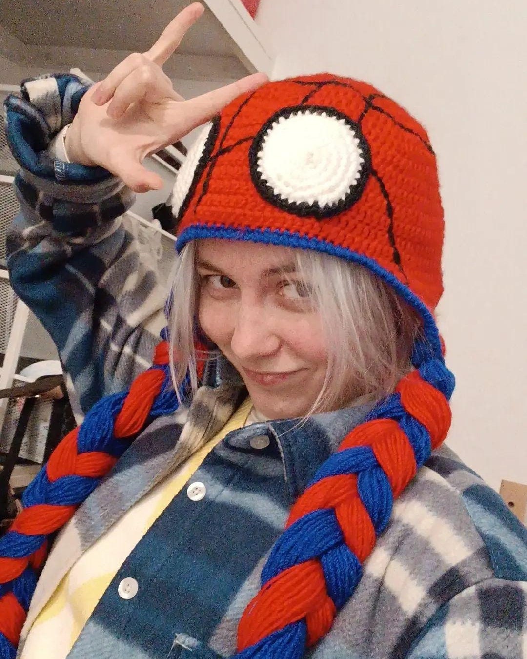 Custom Spiderverse Crochet Hat - Etsy Australia