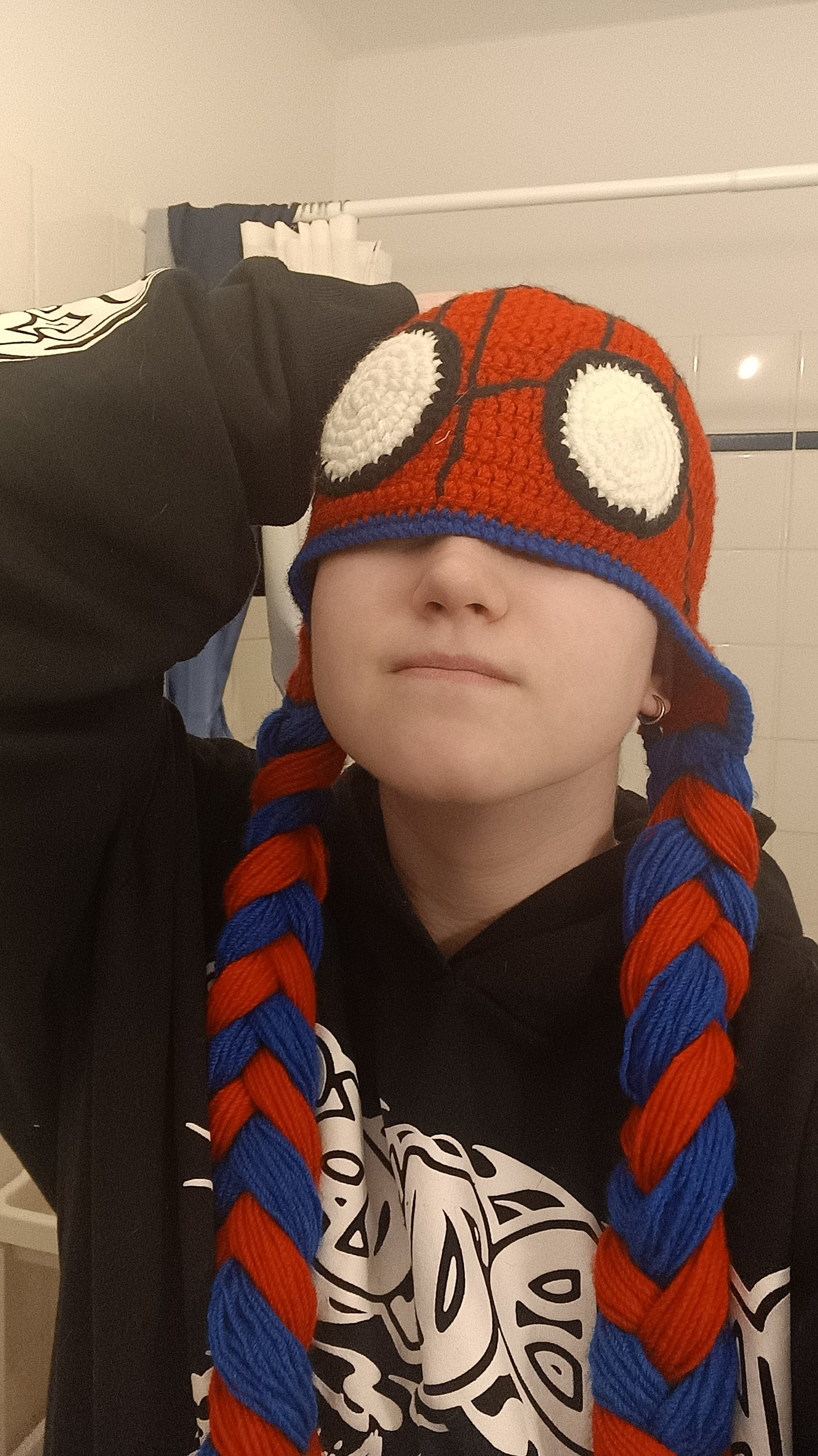 Custom Spiderverse Crochet Hat - Etsy