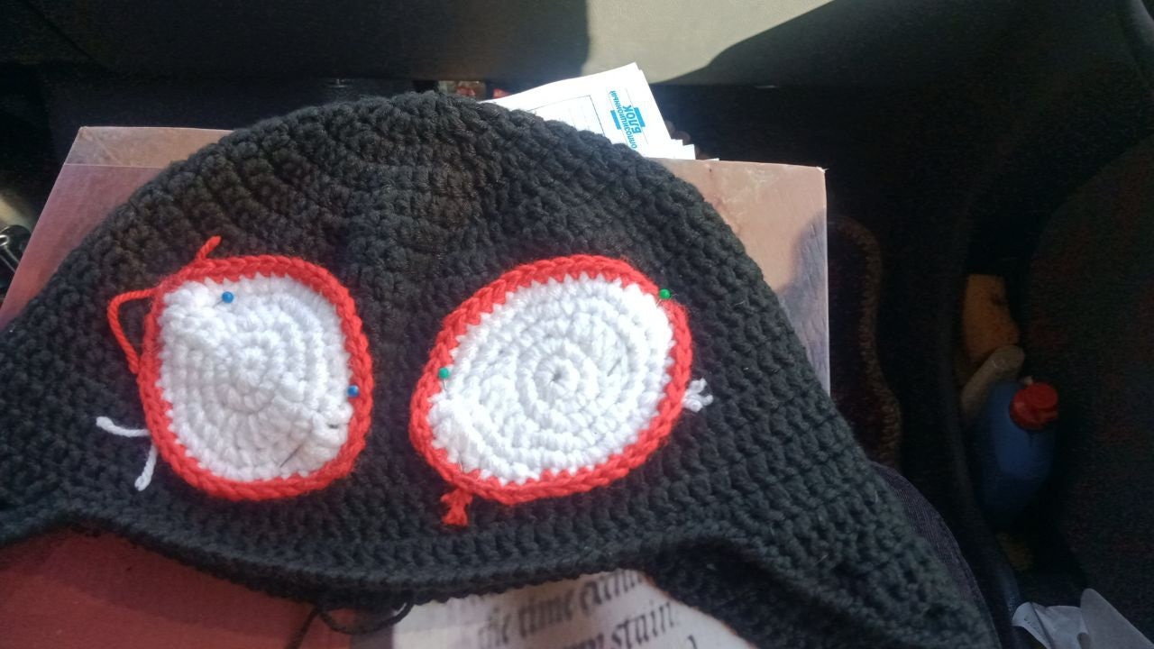 Custom Spiderverse Crochet Hat - Etsy