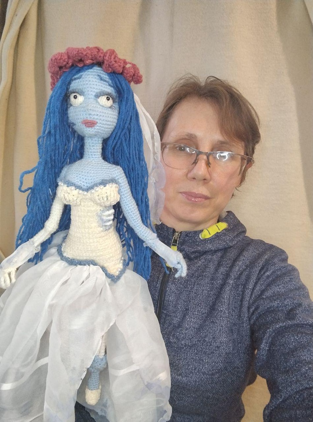 Corpse Bride Doll, Handmade Cartoon Gift - Etsy