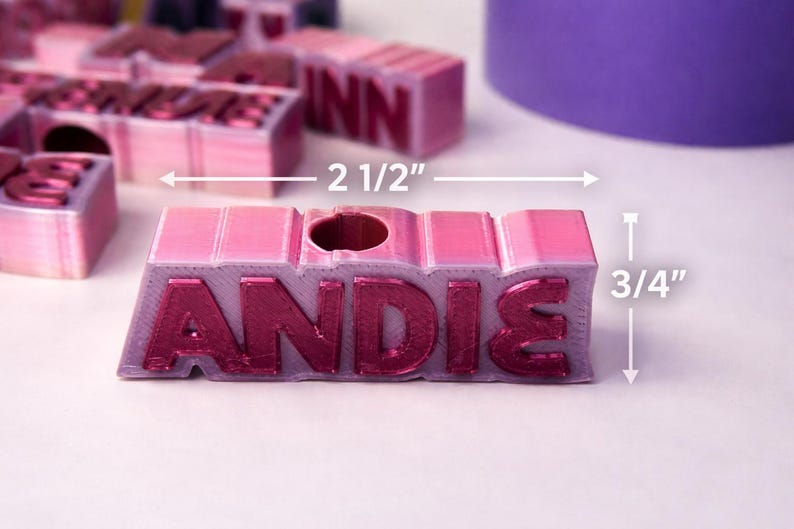 Custom Straw Buddy – Personalized Name Straw Topper - Etsy