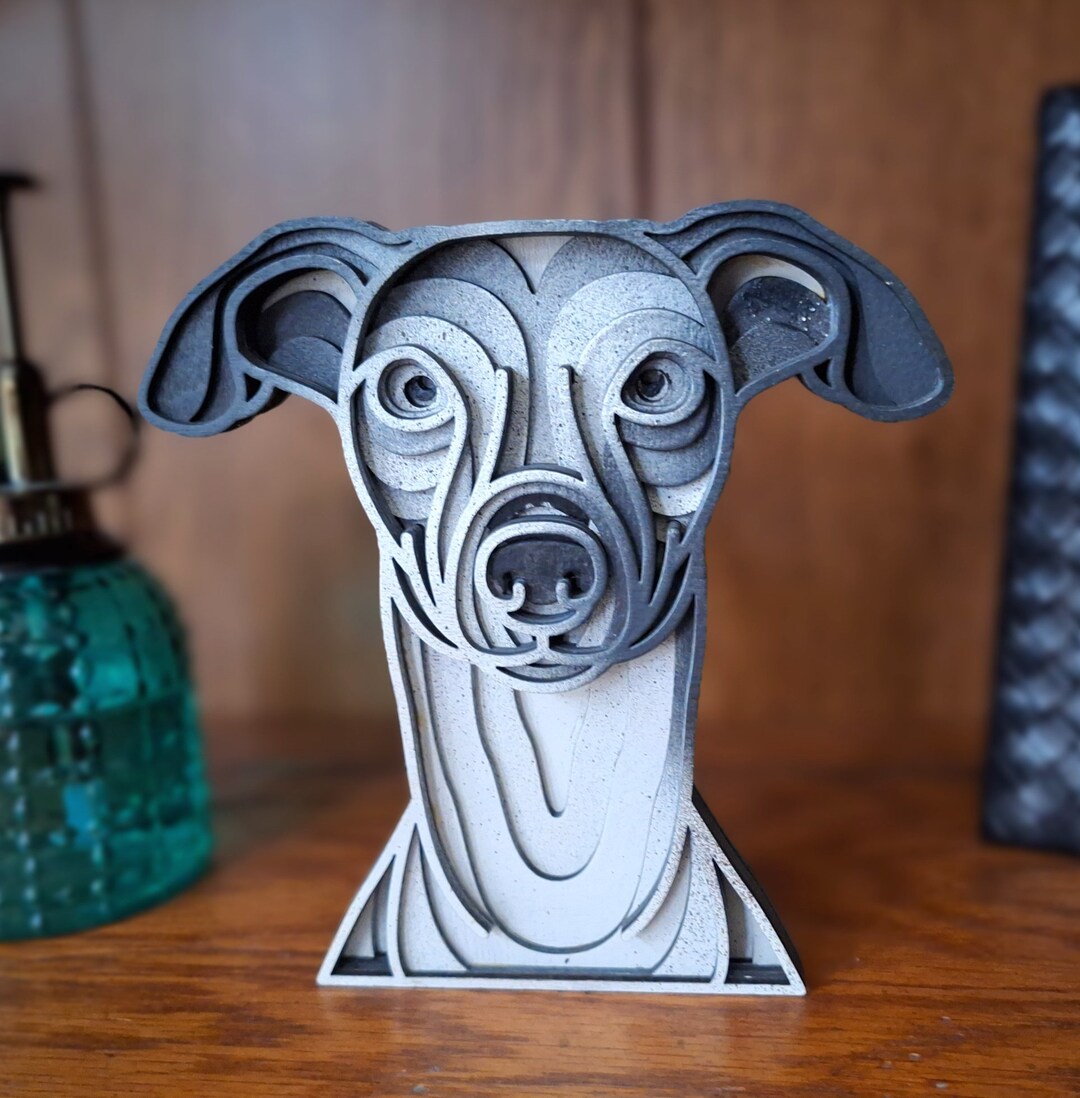 Whippet Mandala Shelf Sitter Home Decor for Dog Lovers Gift or Memorial ...
