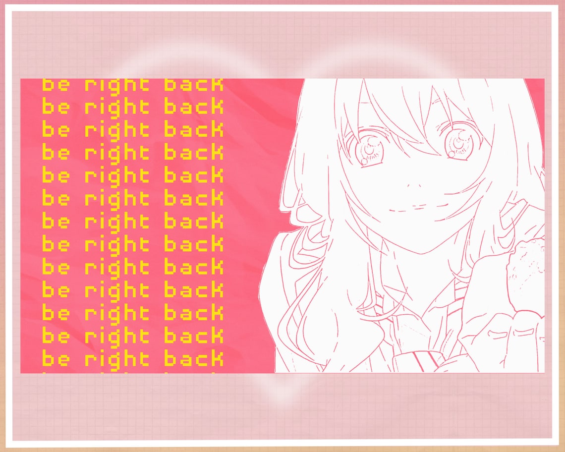 Pink Anime Aesthetic Banner Pack 4 Animated Banners for Twitch Overlays ...