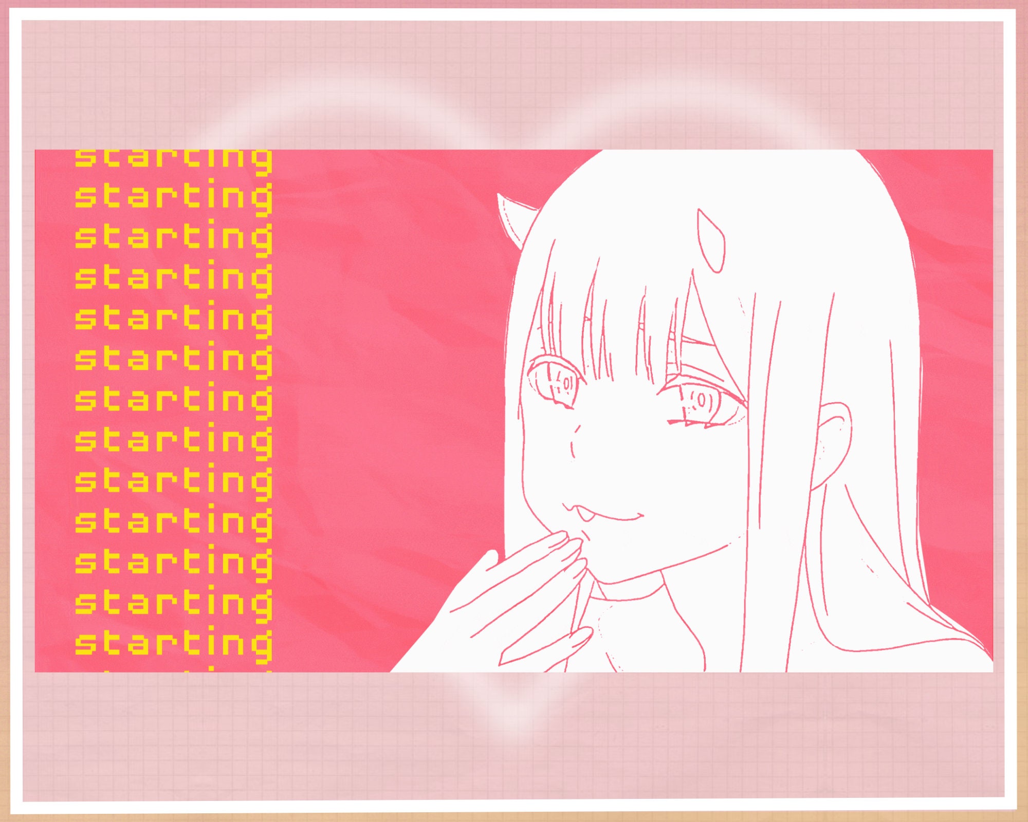 Pink Anime Aesthetic Banner Pack 4 Animated Banners for Twitch Overlays ...