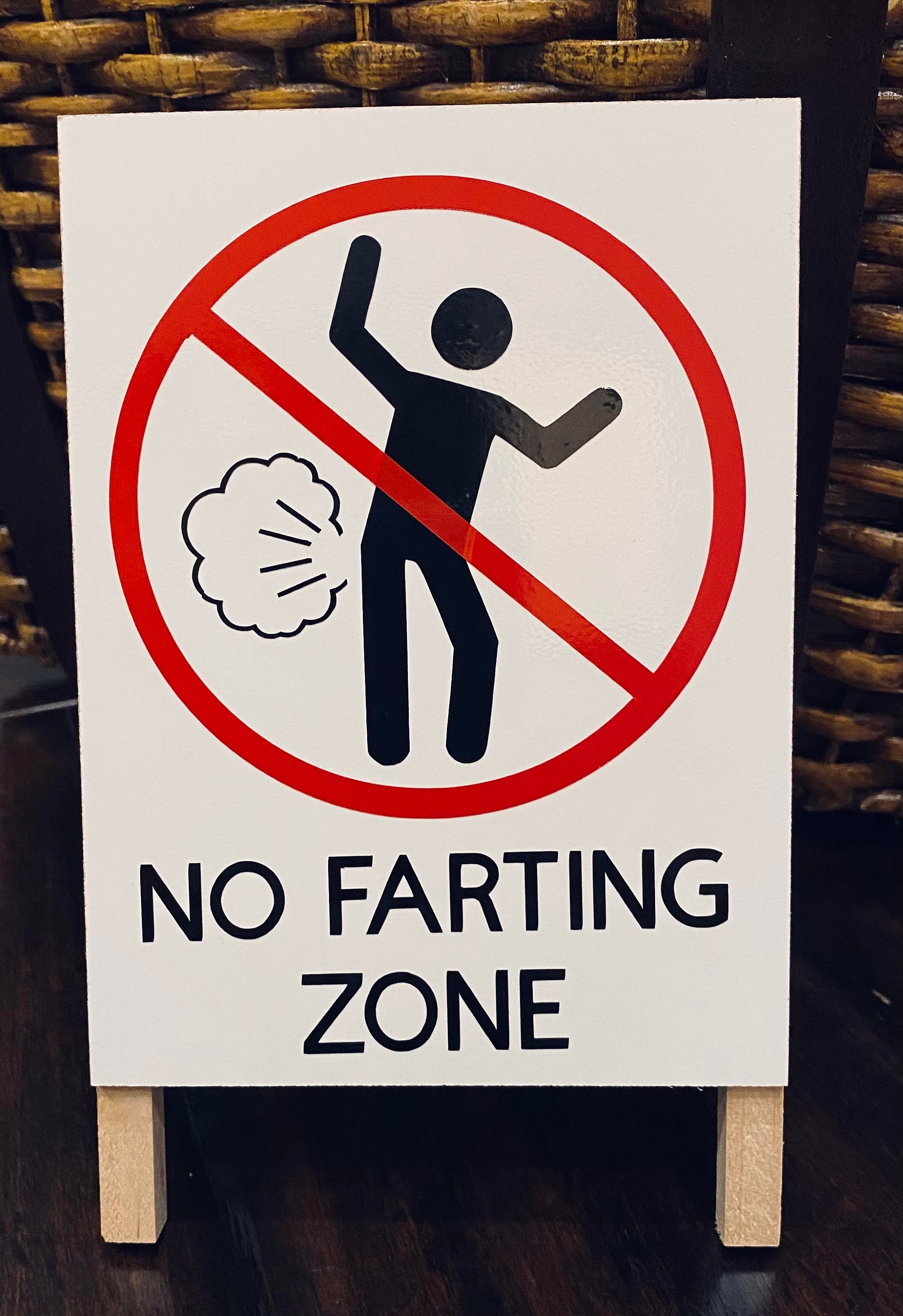 No Farting Zone Cut File SVG JPG File for Cricut, Silhouette - Etsy