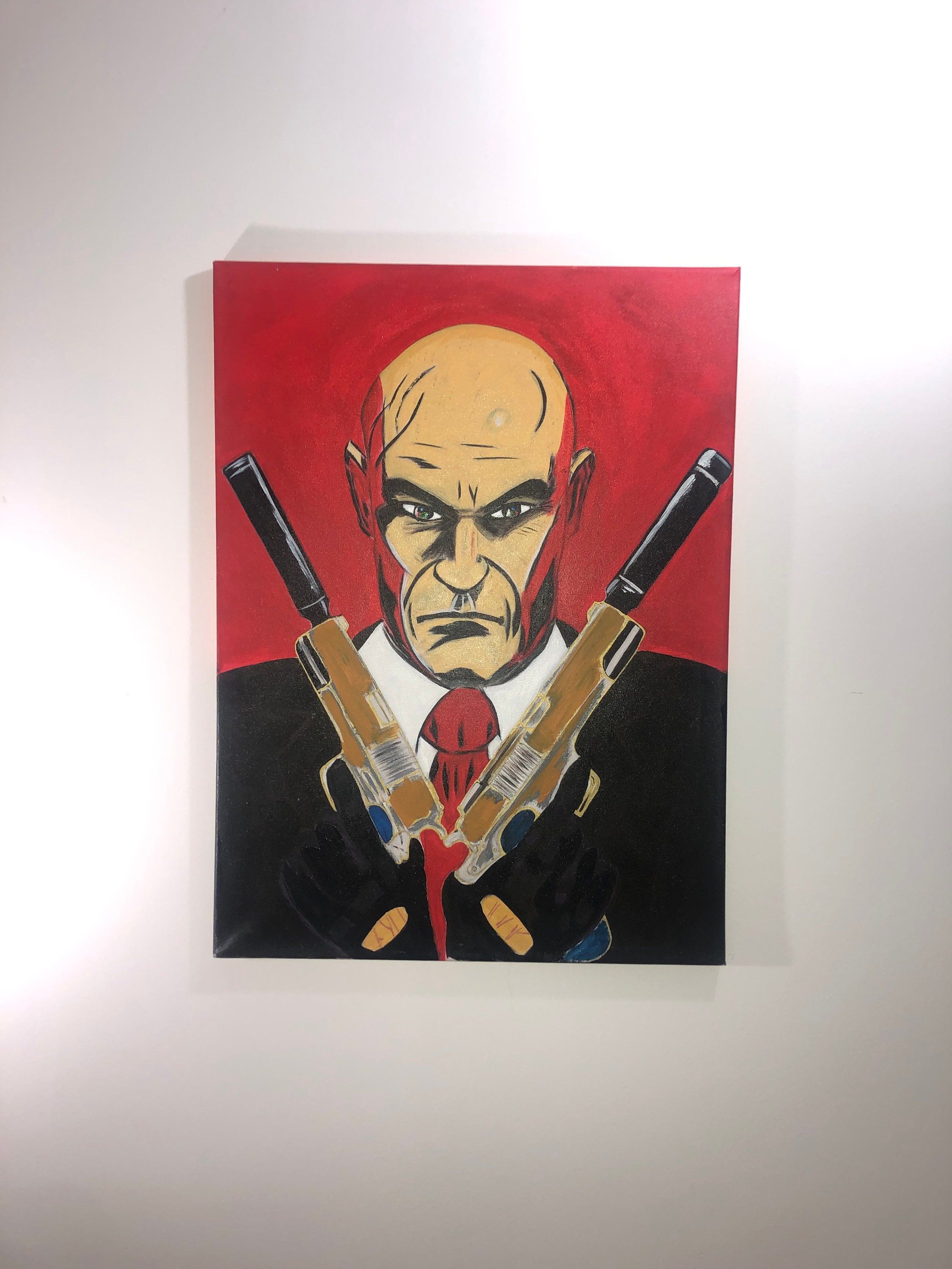 Hitman Painting - Etsy