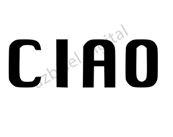 Italian Hello Png - Etsy