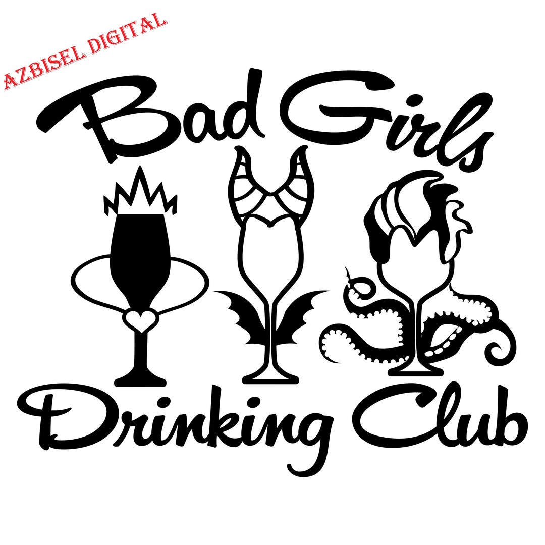 Bad Girls Drinking Club Png, Funny Halloween SVG File, Halloween Party ...