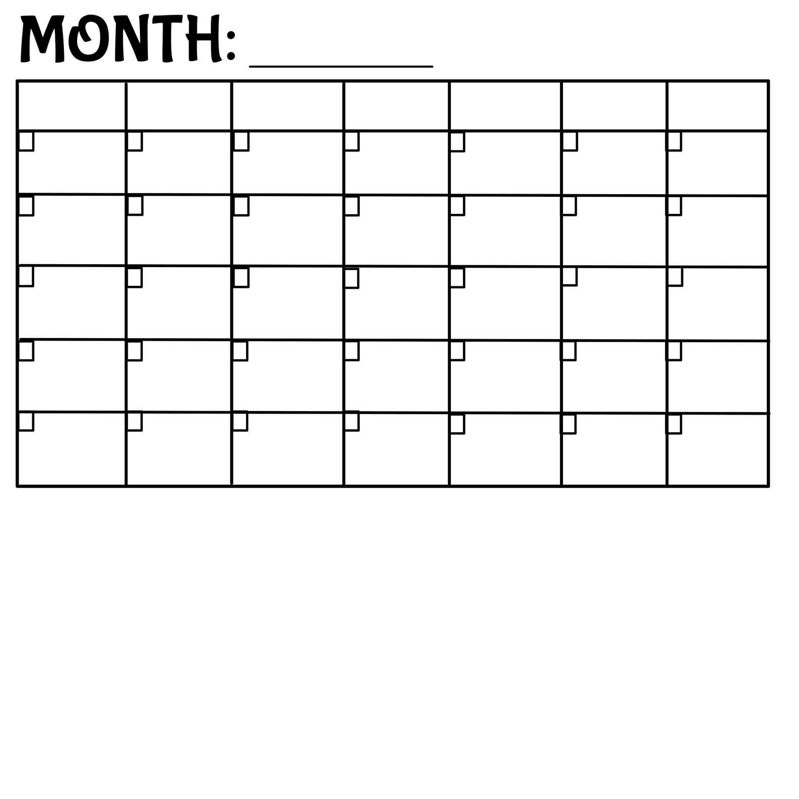 Calendar SVG File, Weekly Planner Template Svg, Calendar Svg. Vector ...