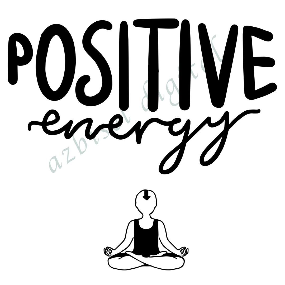 Positive Energy Svg, Optimistic Spirit Svg, Positive Vibe Svg, Good ...