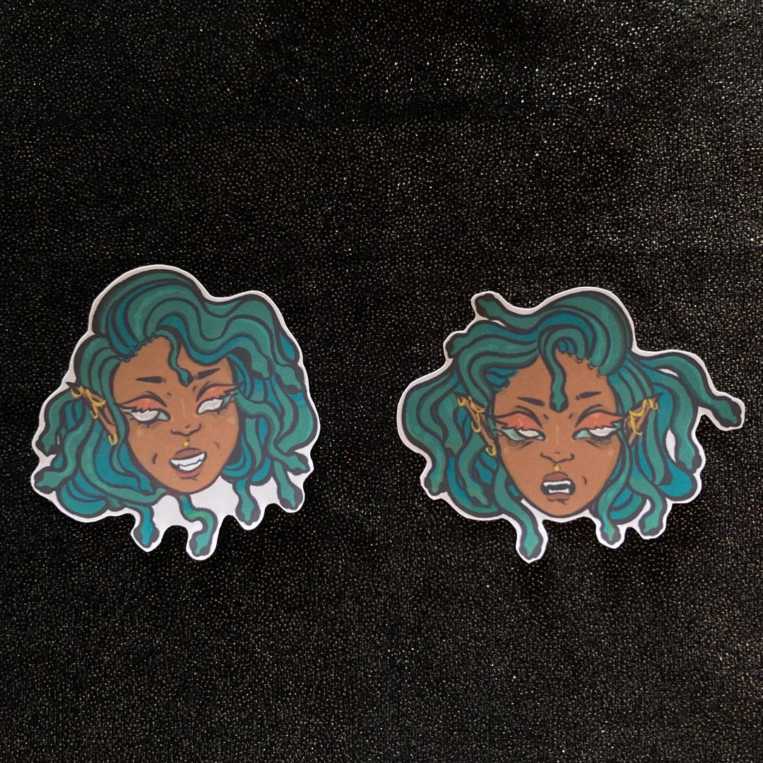 Medusa Stickers - Etsy