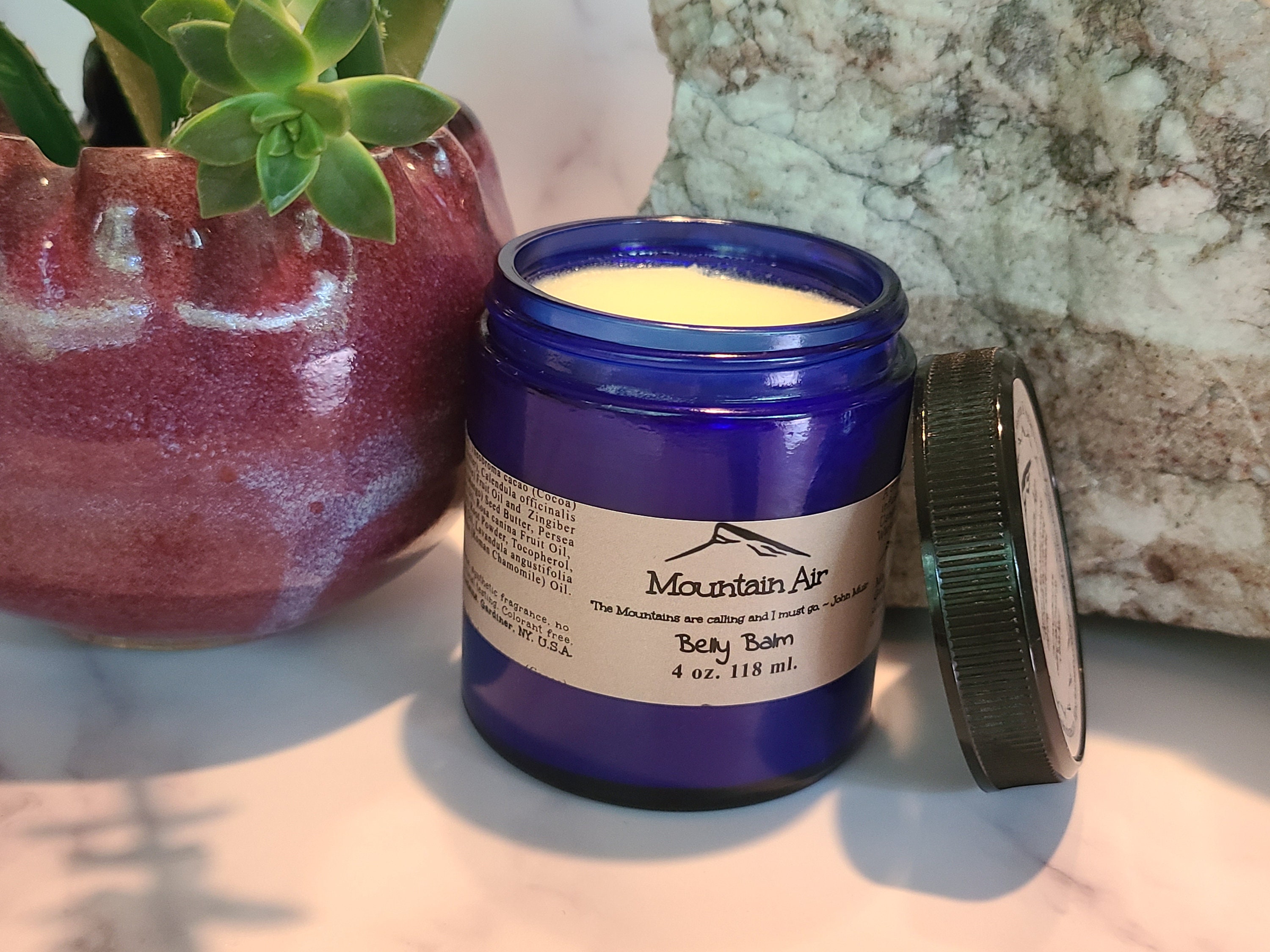 Belly Balm, Belly Butter, Stretch Marks, Plant-based, Pregnant Mamas ...