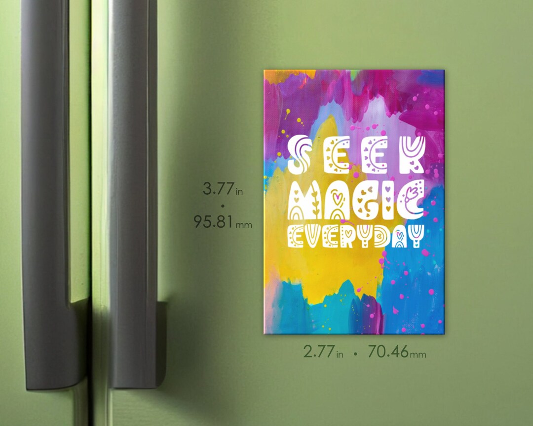 Positive Affirmation Magnet Fun Fridge Magnet Growth - Etsy