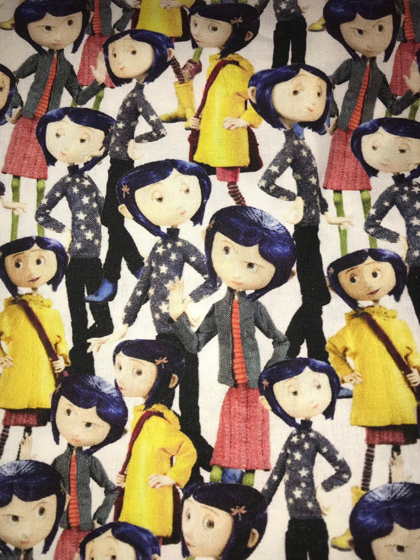 Coraline the Movie inspired Custom fabric Face Art Collection | Etsy