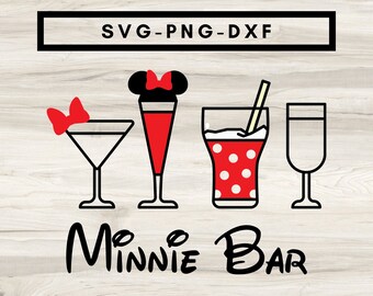 Minnie Bar Svg | Etsy