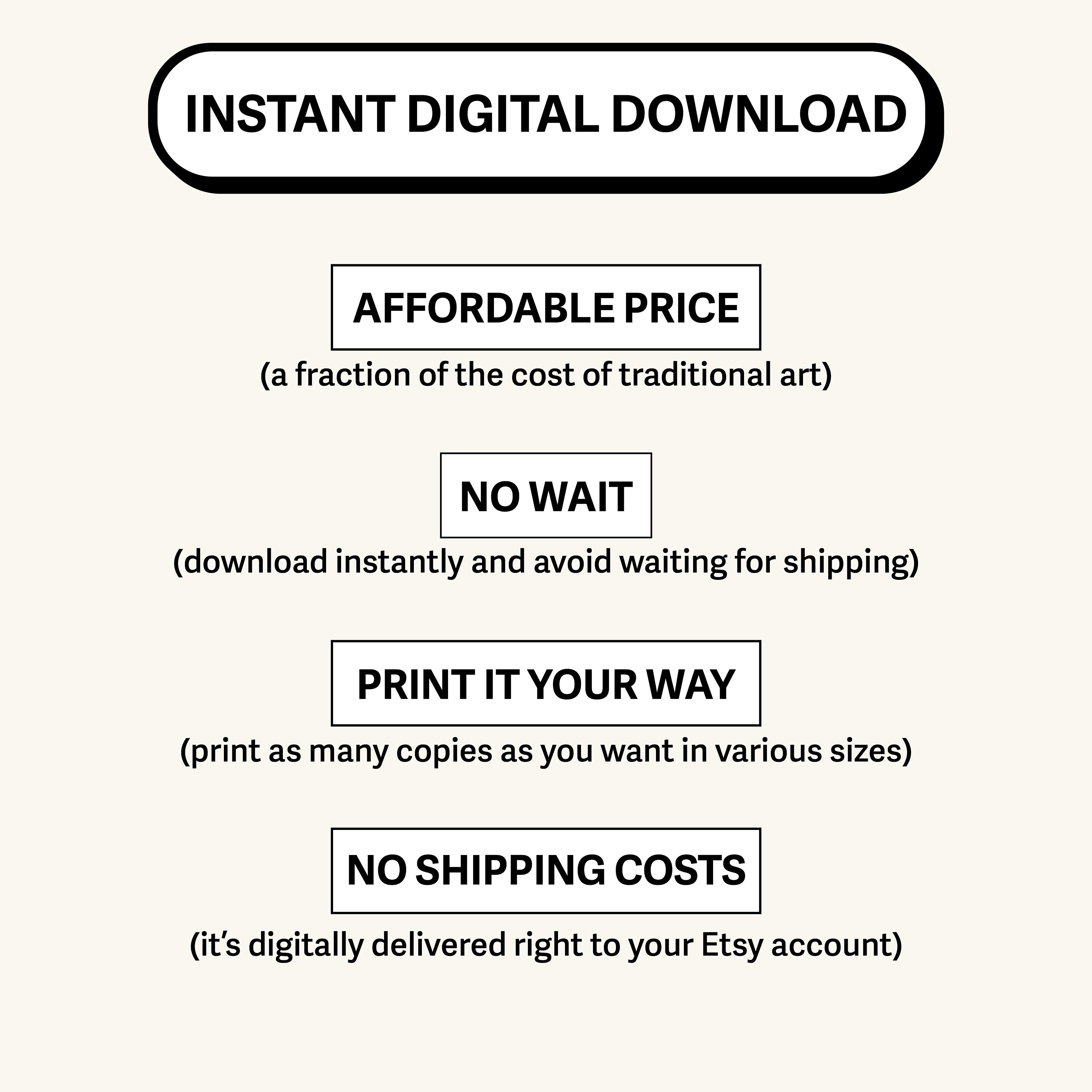 Welcome Home Sign Art Print, Retro Poster, Trendy Wall Print, Digital ...