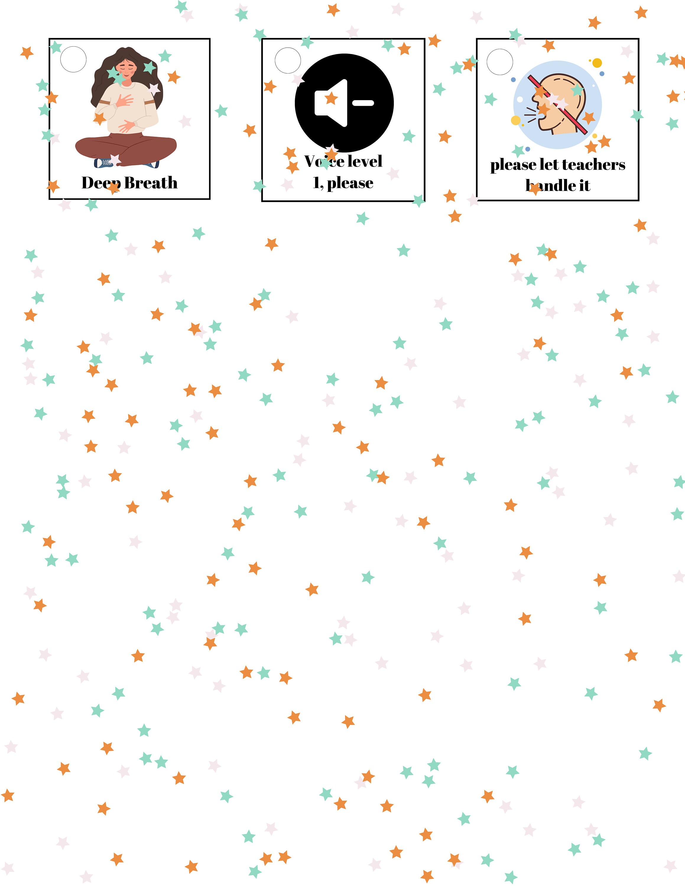 Lower Elementary Teacher Visuals for Lanyard - PRINTABLE - Etsy