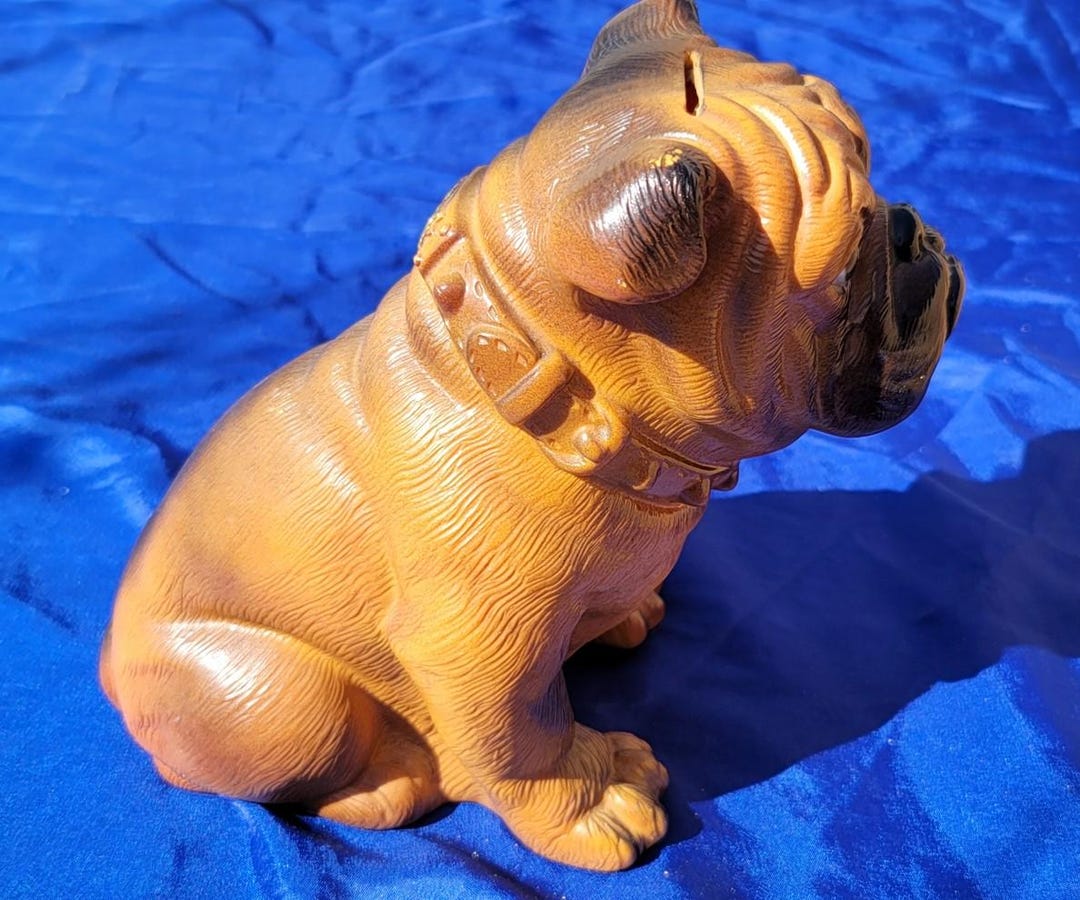 Rare Vintage Mack Truck Bulldog Piggy Bank 1970s Hard Plastic Coin Bank ...