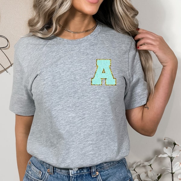 Initial Tshirt - Etsy