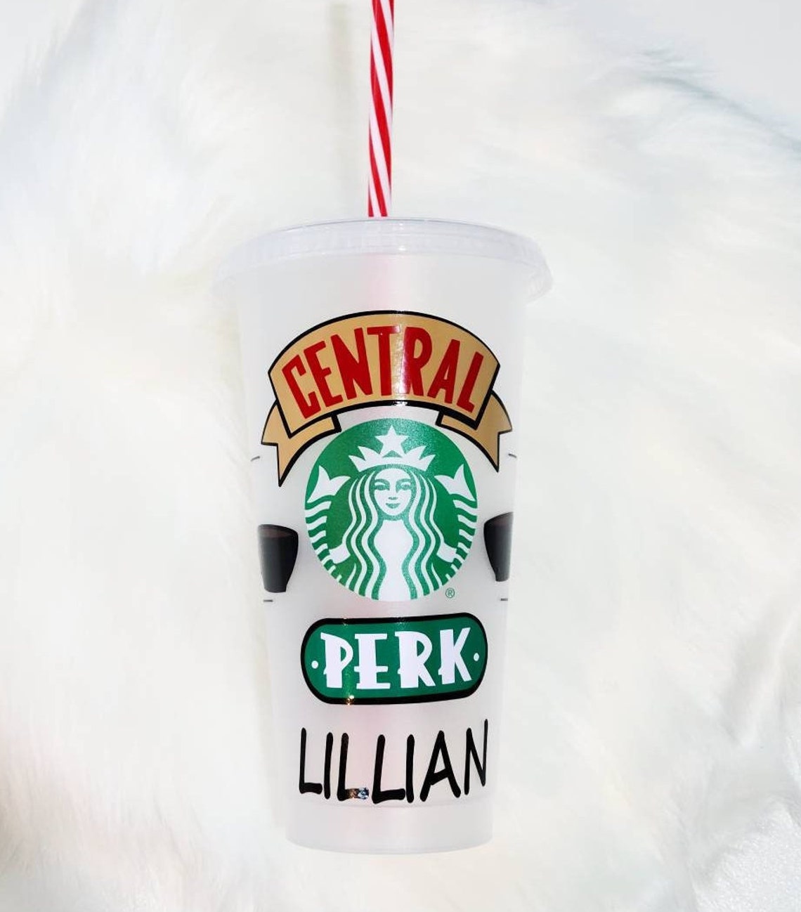 Friends Inspired Central Perk Starbucks Cup Central Perk Cup - Etsy