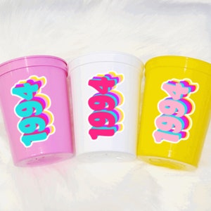 1994 Party Cups, Vintage 1994, 30th Birthday Party Cups, 30th Birthday ...