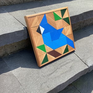 Blue Jay Wood Wall Hanging, Bluejay Barn Quilt - Etsy