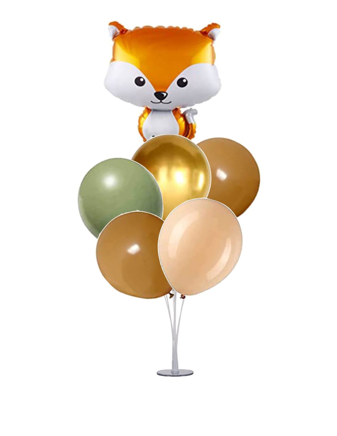 Woodland Balloons Centerpiece, Woodland Baby Shower, Woodland Party ...