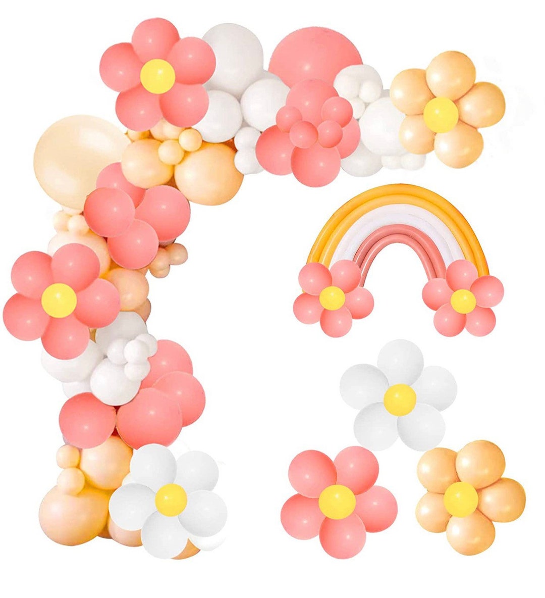 Groovy Birthday Balloon Garland Kit, Two Groovy Birthday, Groovy Party ...