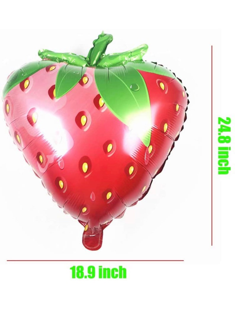 Strawberry Balloons Strawberry Shortcake ONE Birthday | Etsy