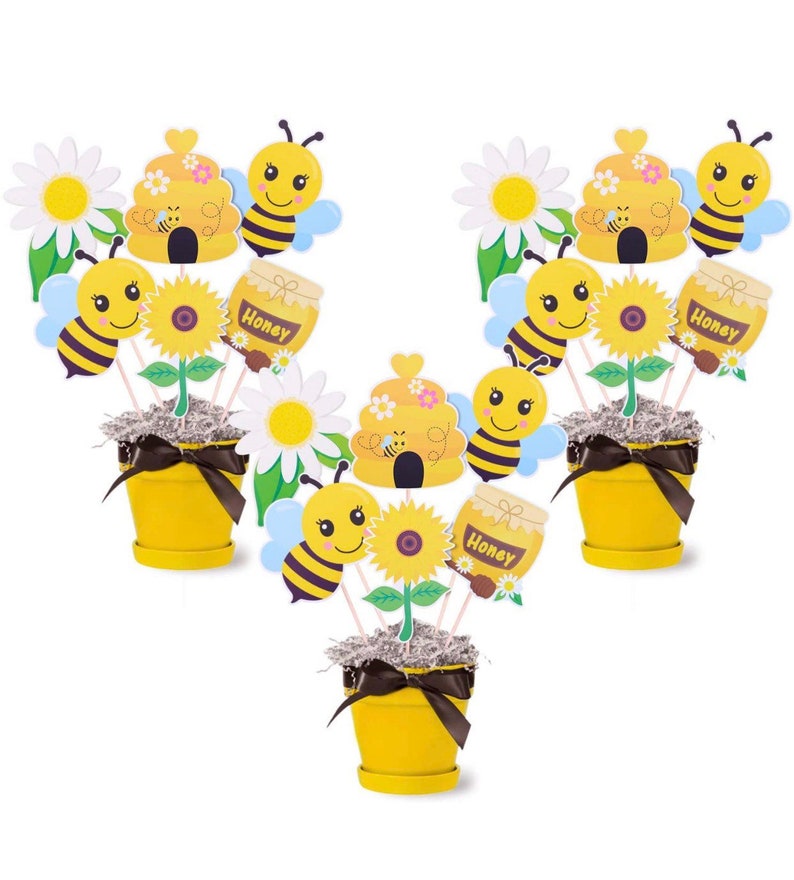 Fun to Bee One Centerpiece Bee Balloons Bee Party Bee - Etsy