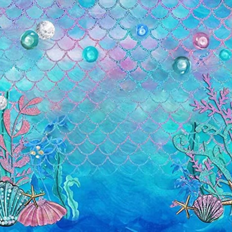 Mermaid Backdrop - Etsy